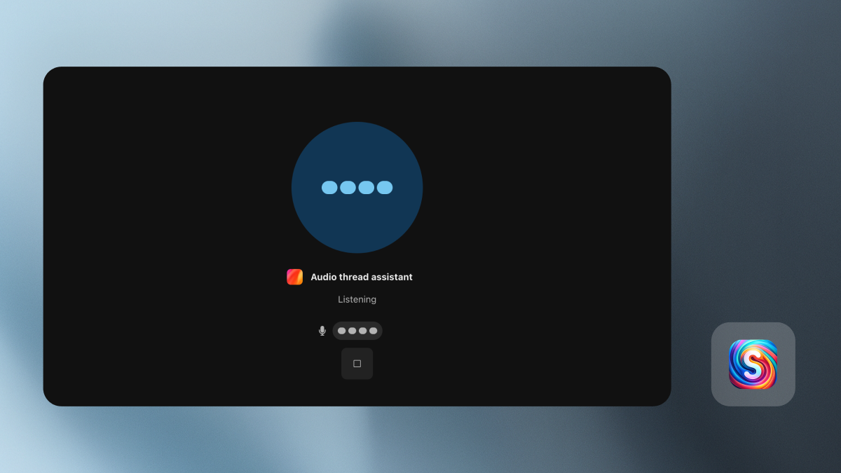 Superinterface audio thread example
